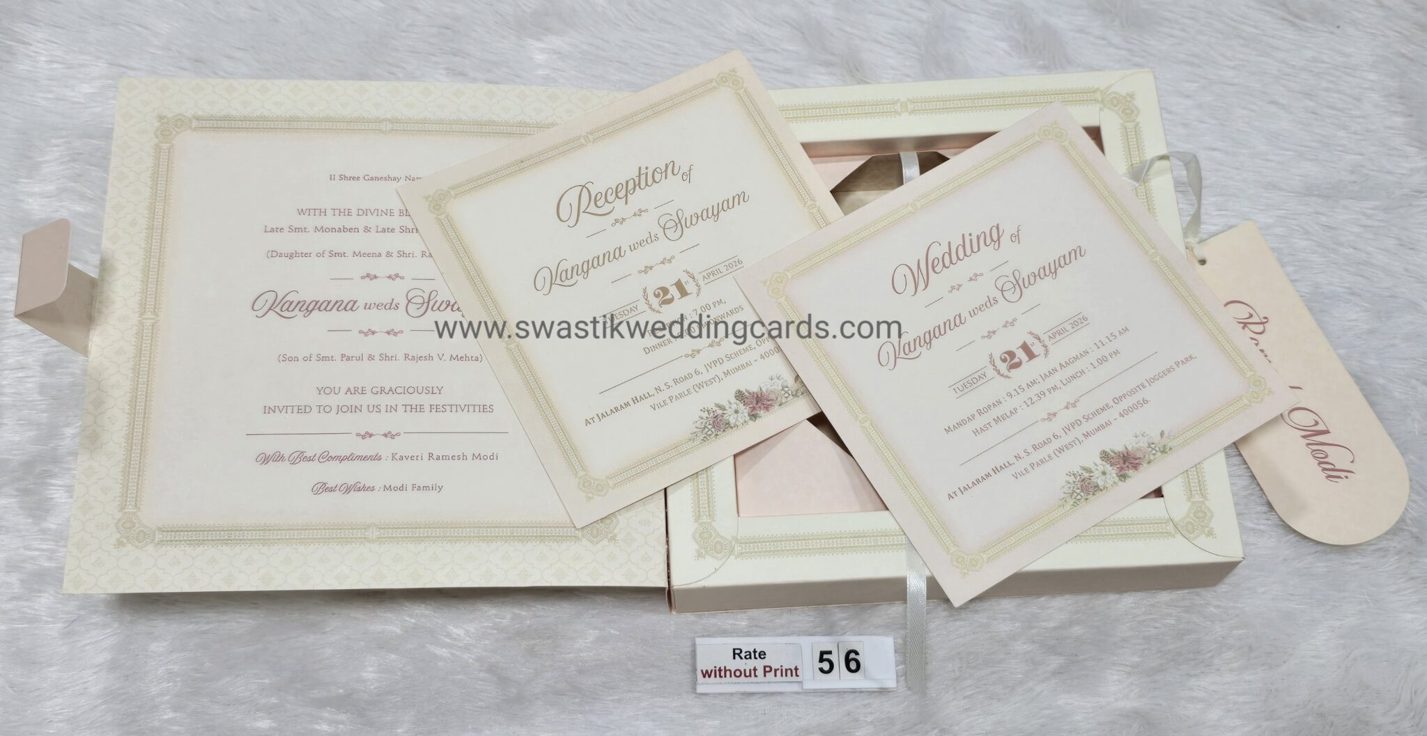 Dryfruits,sweet & Chocolate box wedding invitation cards without ...