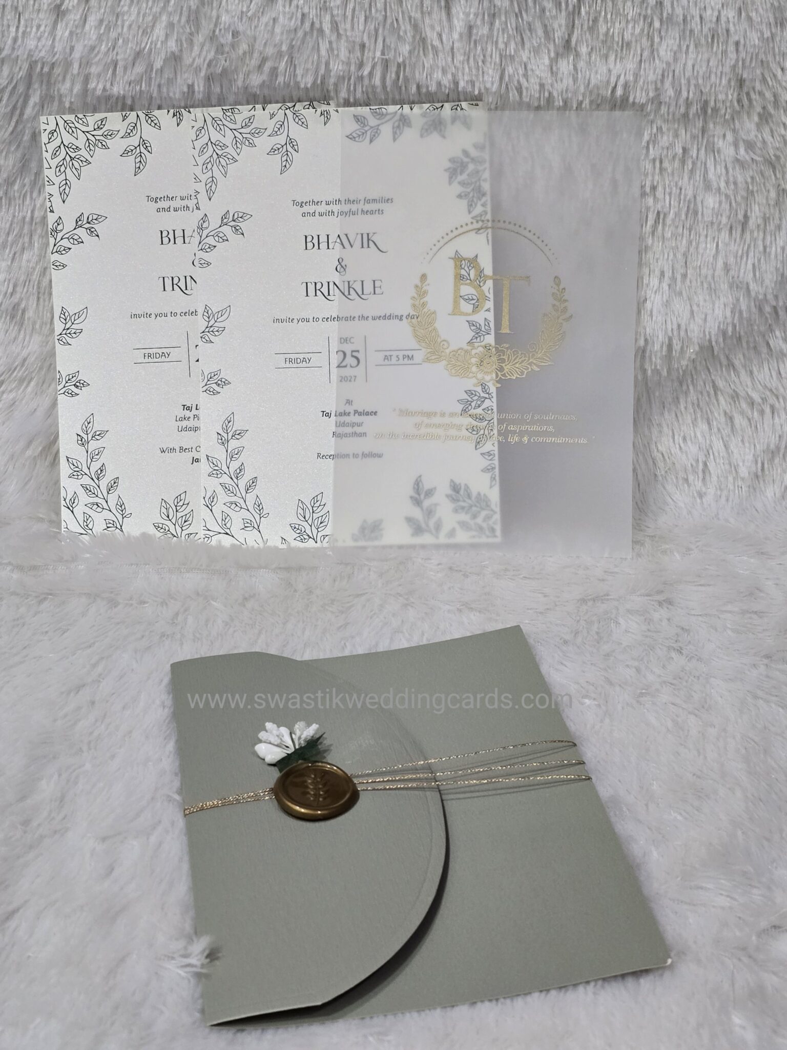 Premium quality matt finished card with plastic seal,artificial flower ...