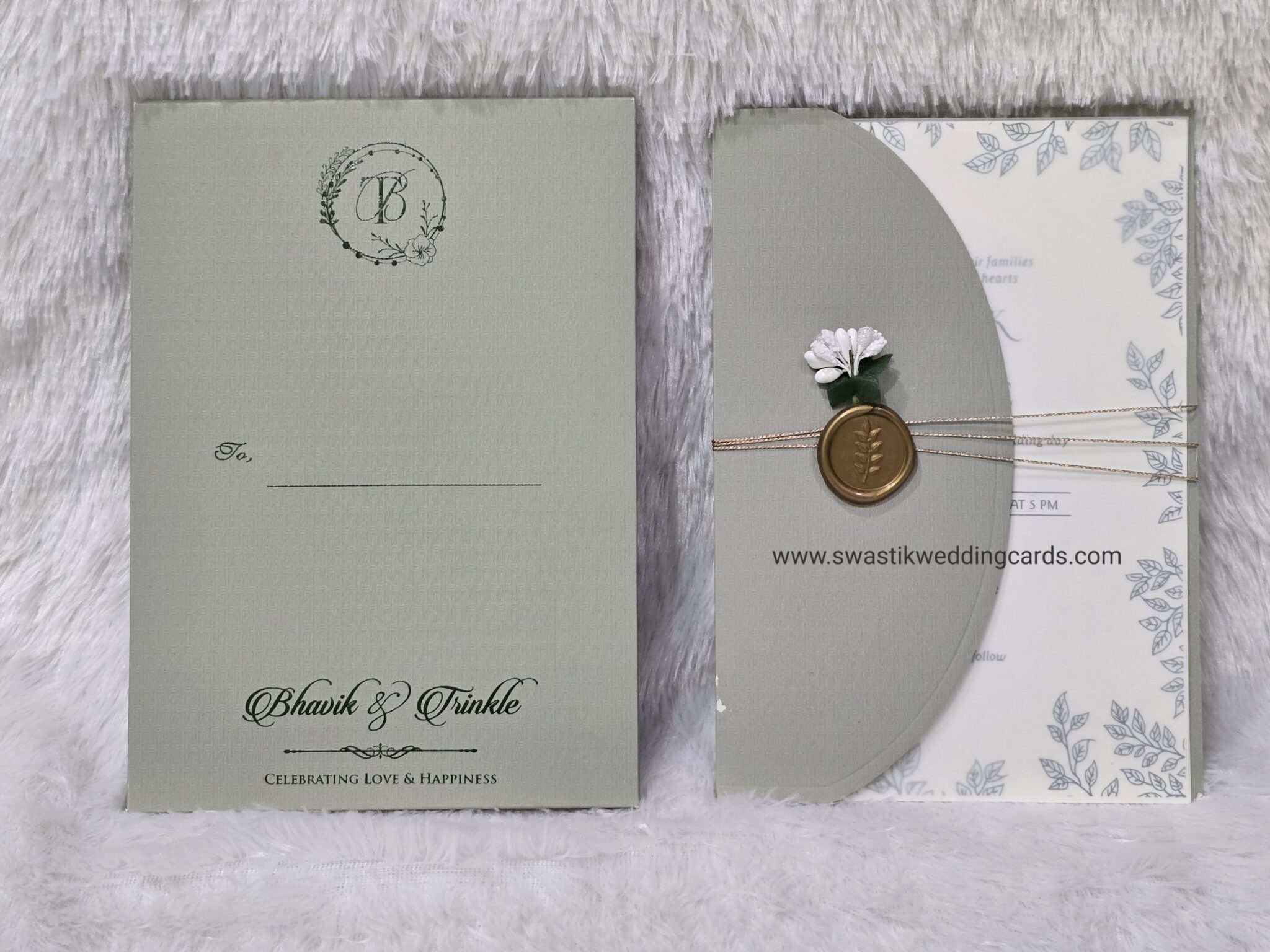 Premium quality matt finished card with plastic seal,artificial flower ...