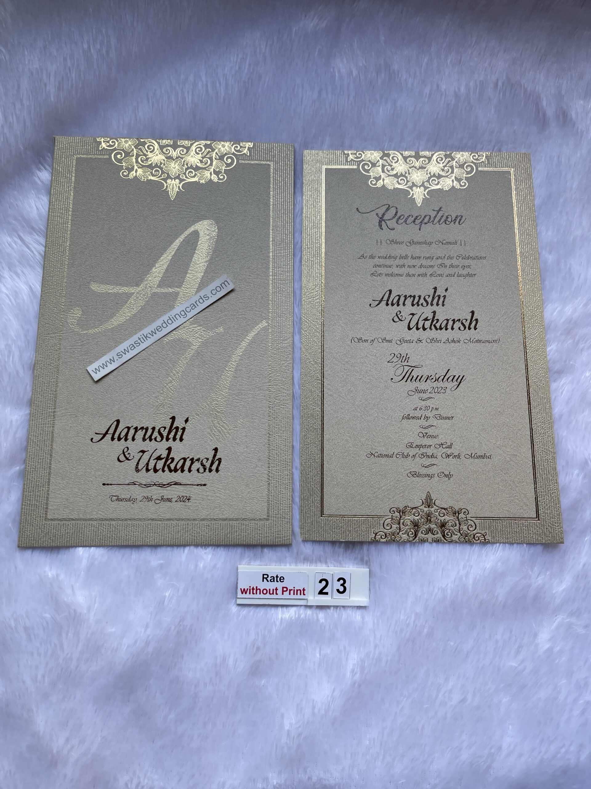 Wedding Card | Invitation card | Swastik Cards