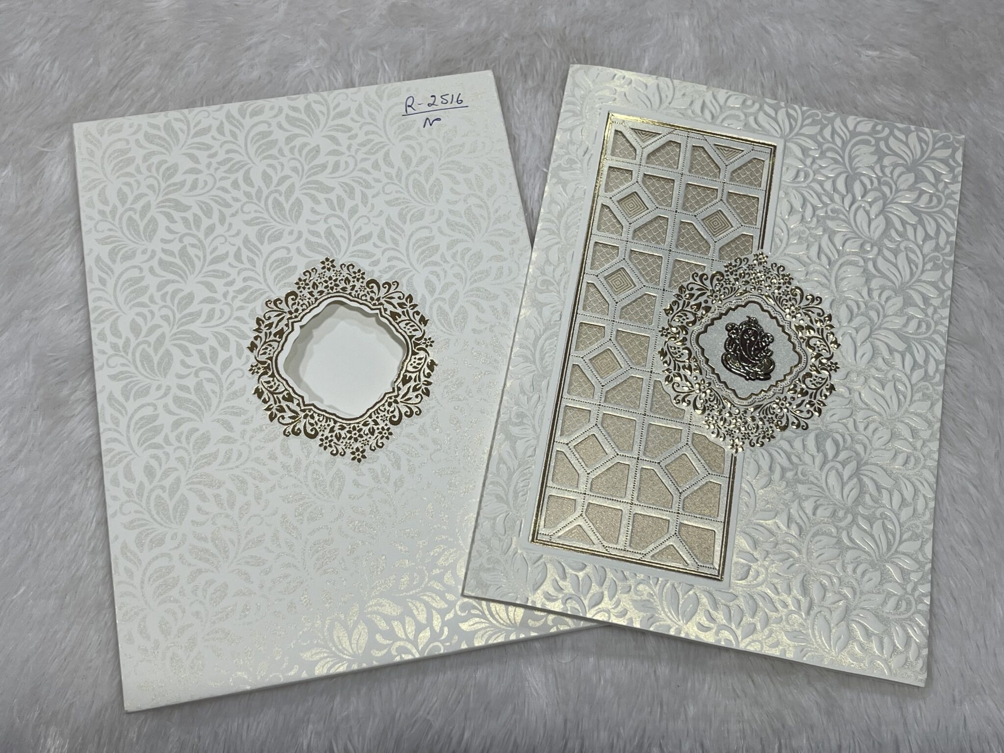 Folder style wedding invitation card with Box cover. – Swastik Cards