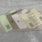 Folder style wedding invitation cards – Swastik Cards