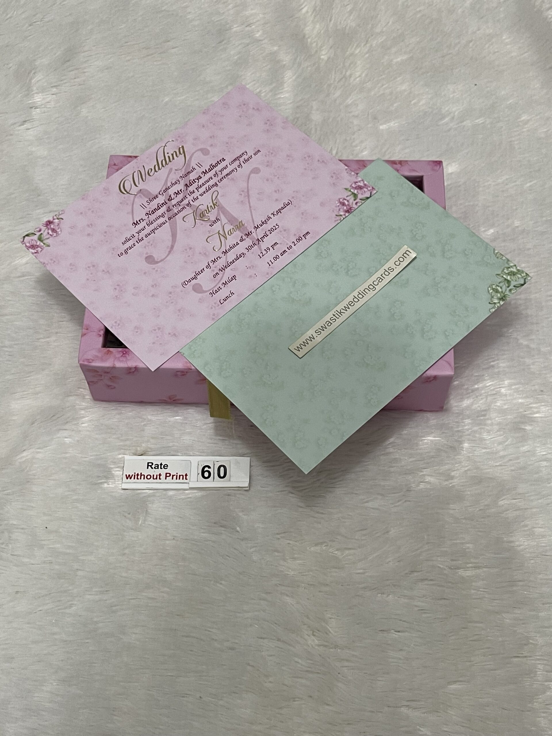 Dryfruits,sweet & Chocolate box wedding invitation cards – Swastik Cards