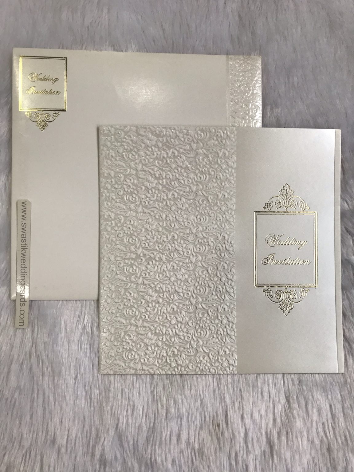 Folder style wedding invitation card – Swastik Cards
