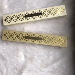 Laser cut scroll box with blue satin – Swastik Cards