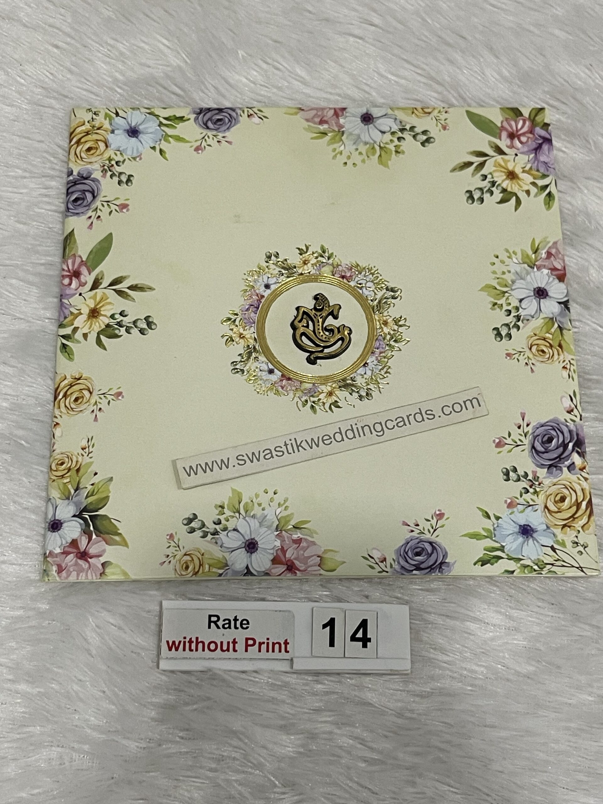 Floral Folder style wedding invitation cards – Swastik Cards