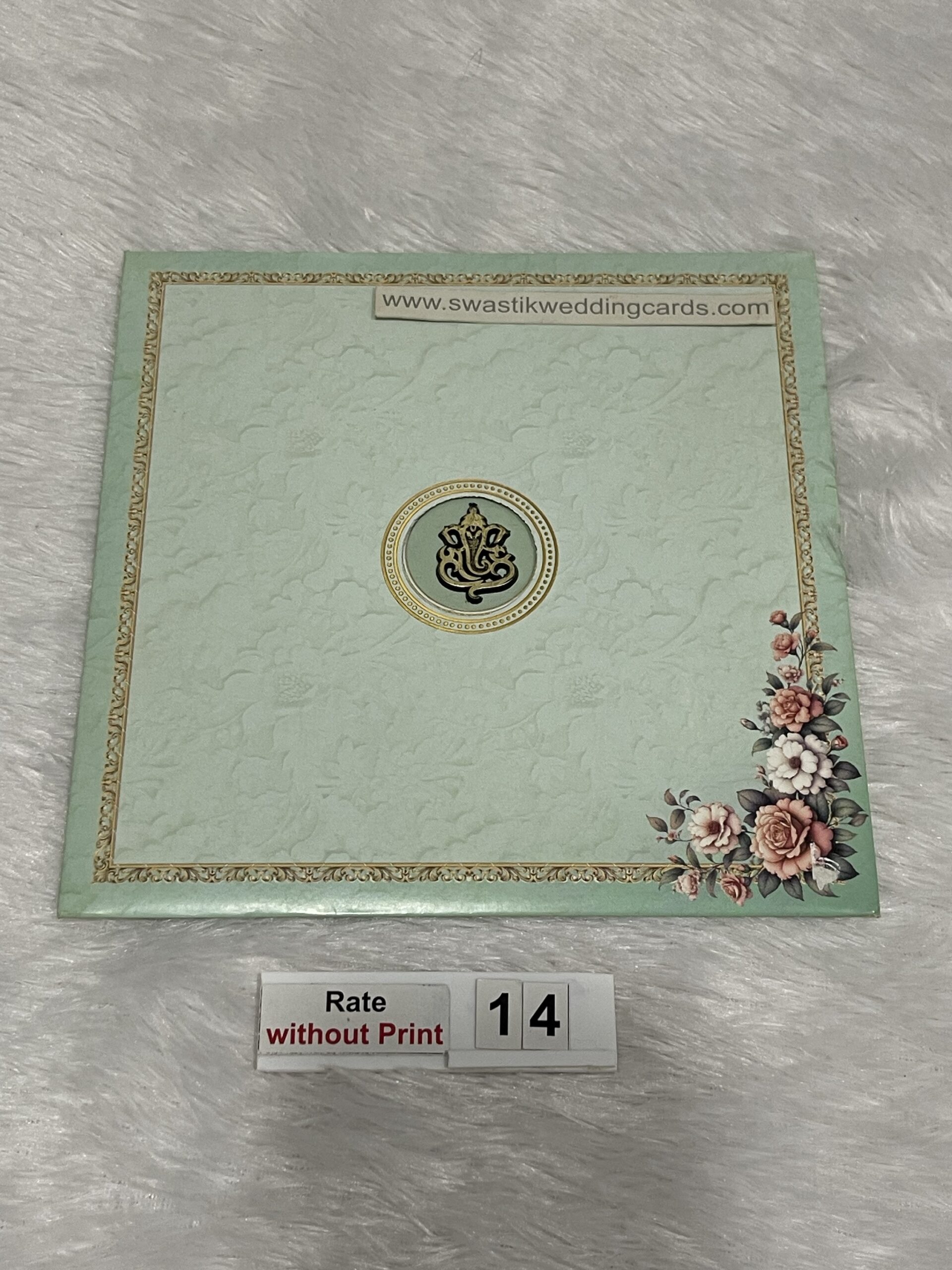 Floral Folder style wedding invitation cards – Swastik Cards