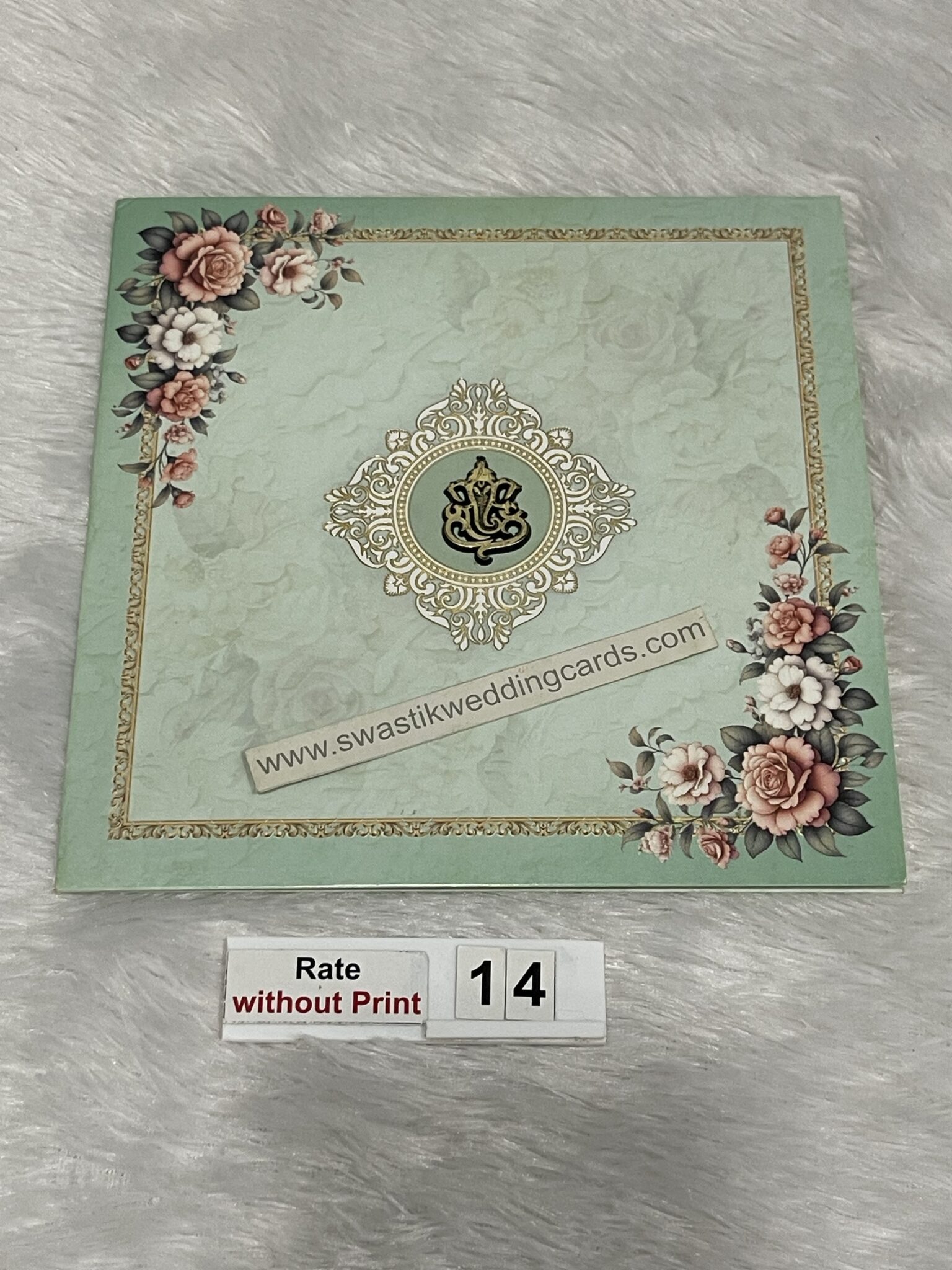 Floral Folder style wedding invitation cards – Swastik Cards