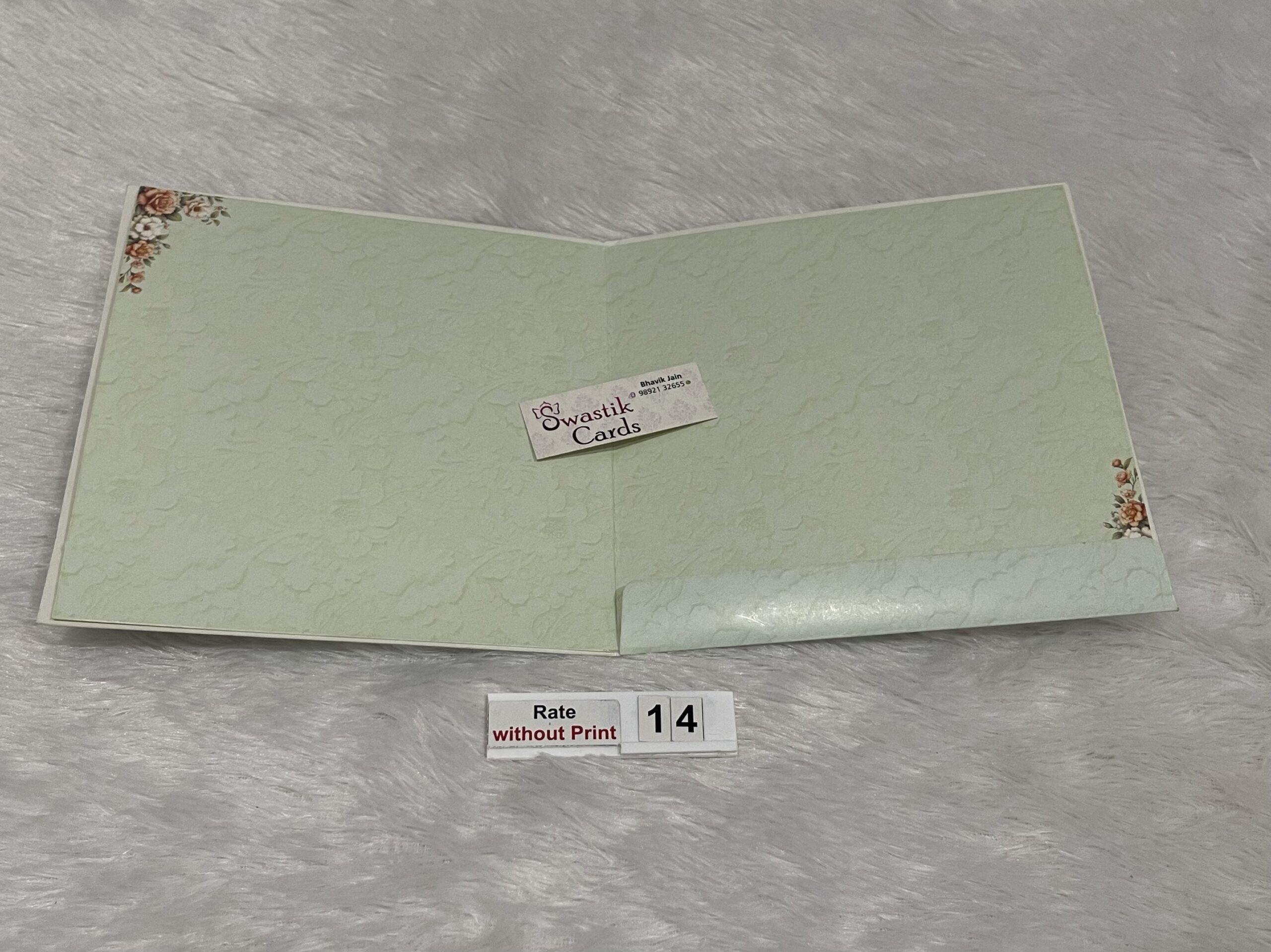 Floral Folder style wedding invitation cards – Swastik Cards