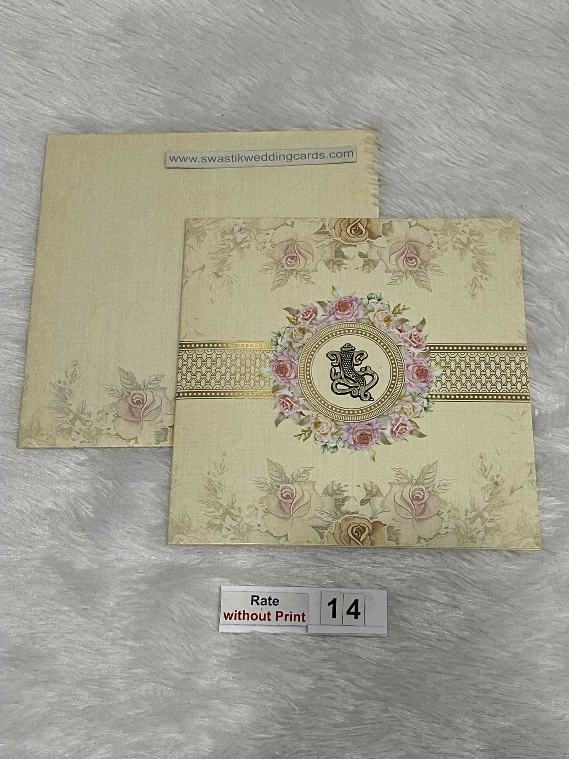 Floral Folder style wedding invitation cards – Swastik Cards