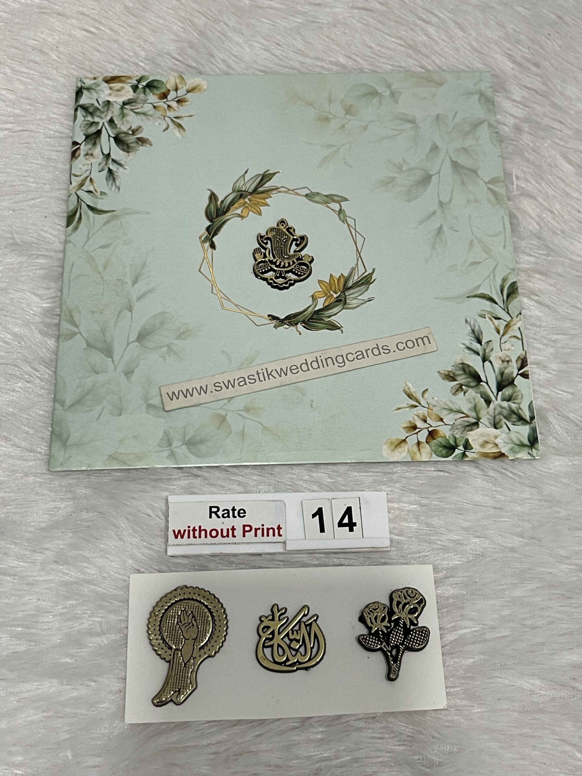 Floral Folder style wedding invitation cards – Swastik Cards