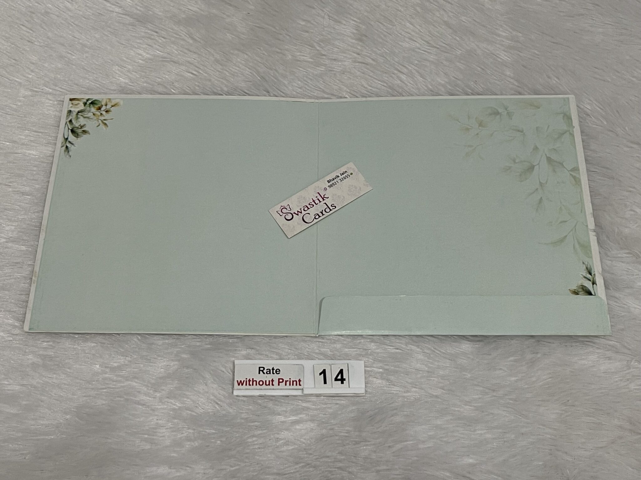 Floral Folder style wedding invitation cards – Swastik Cards