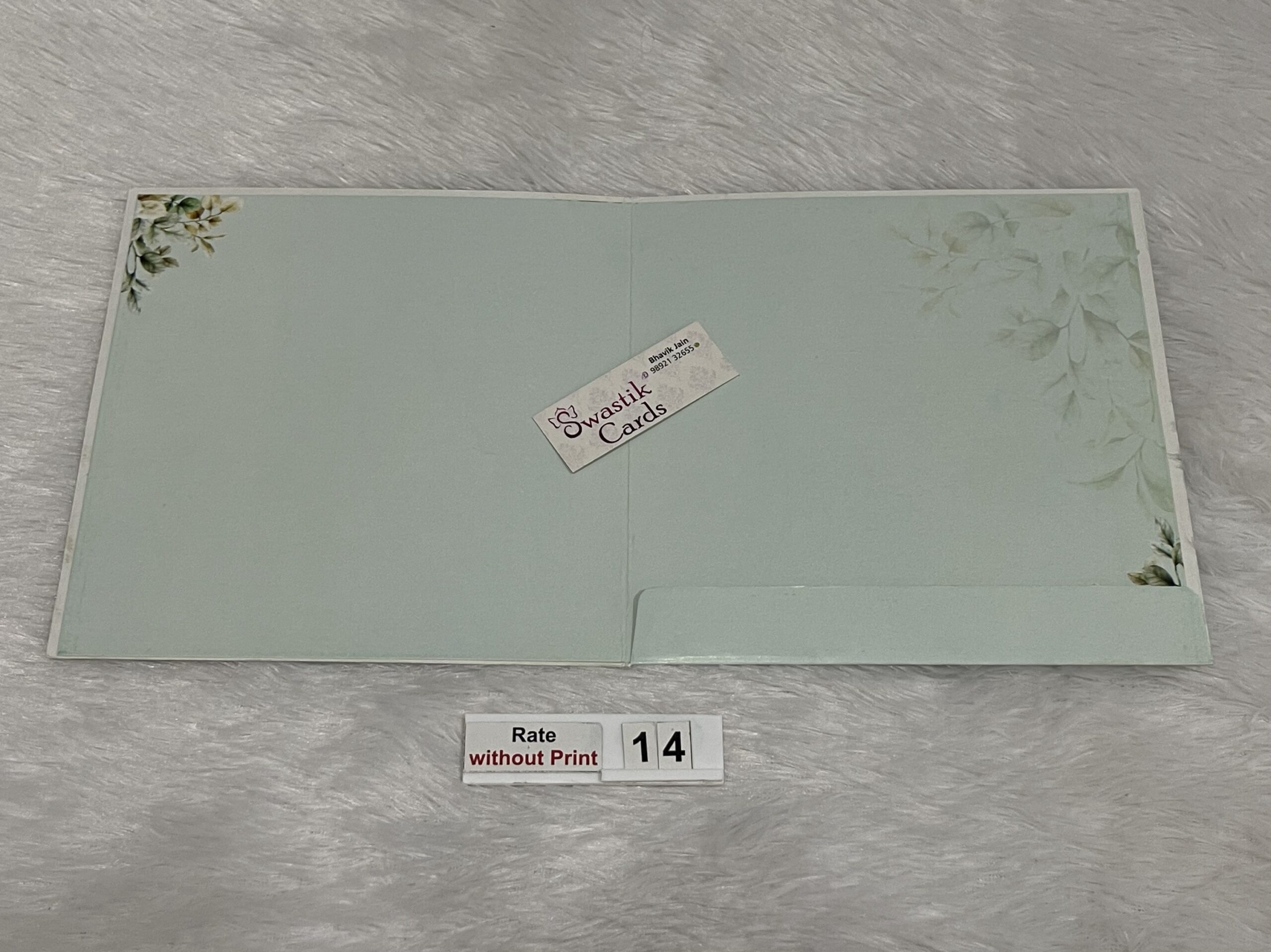 Floral Folder style wedding invitation cards – Swastik Cards