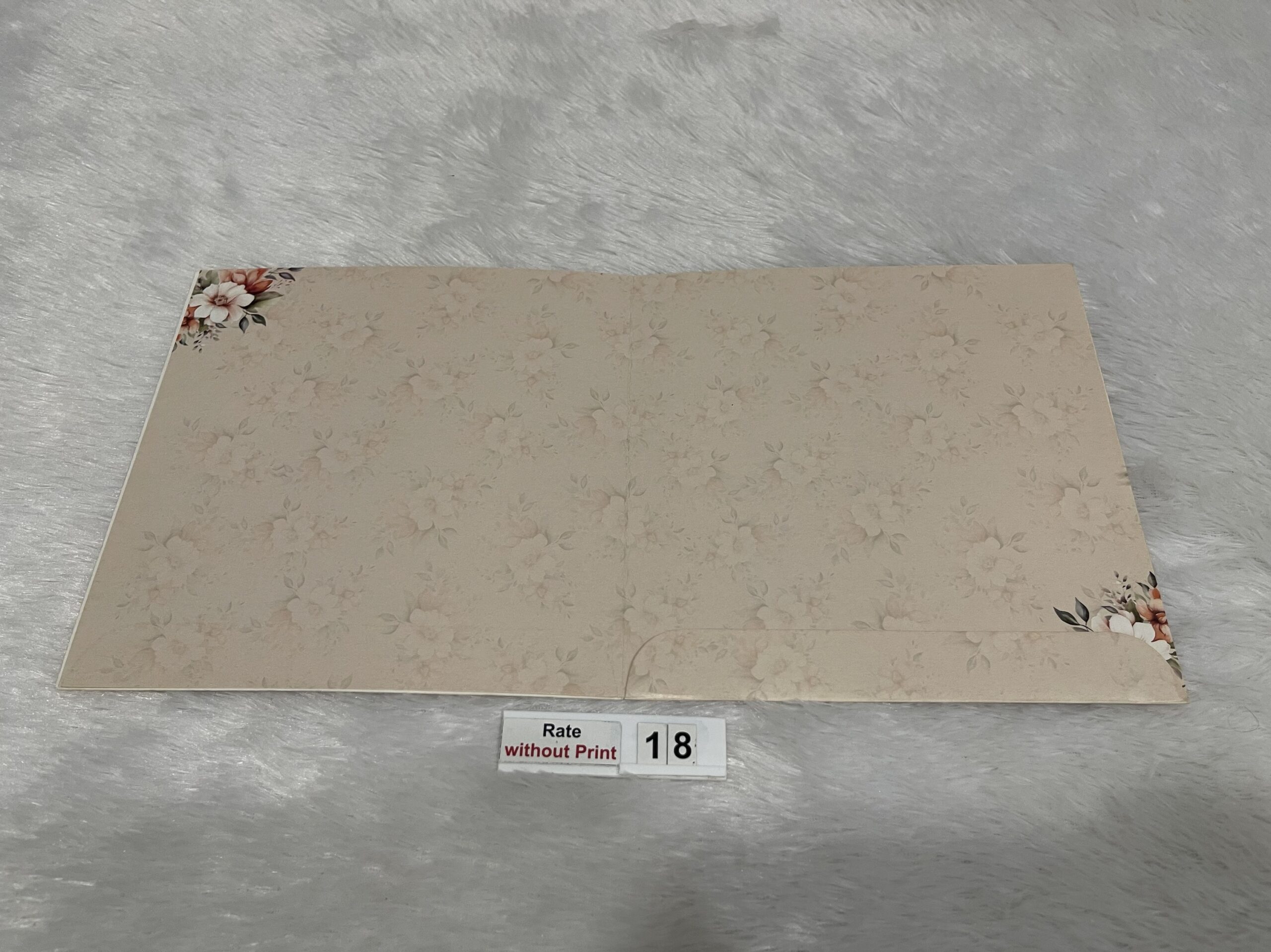 Floral Folder style wedding Invitation cards – Swastik Cards