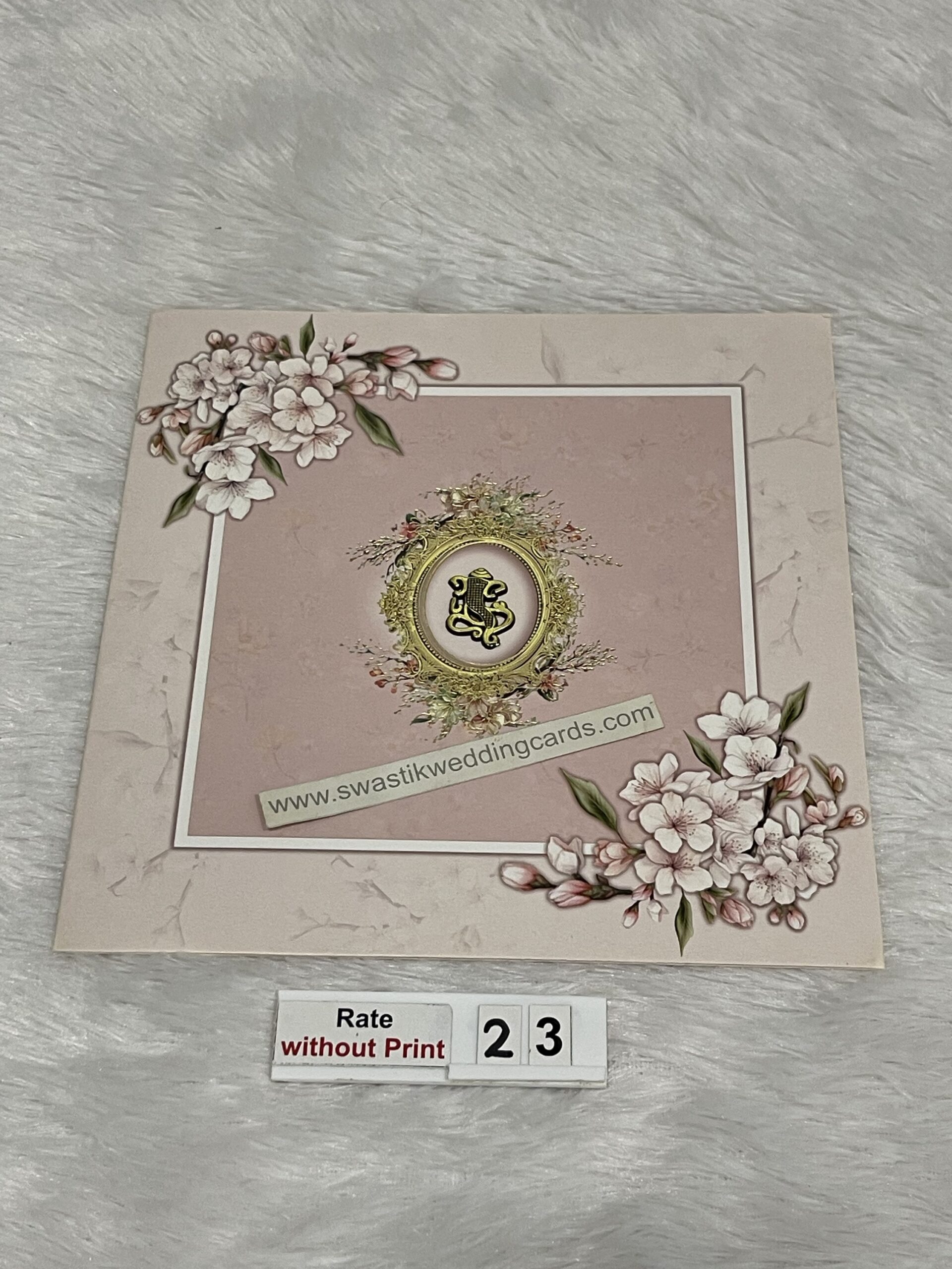 Floral Folder style wedding Invitation cards – Swastik Cards
