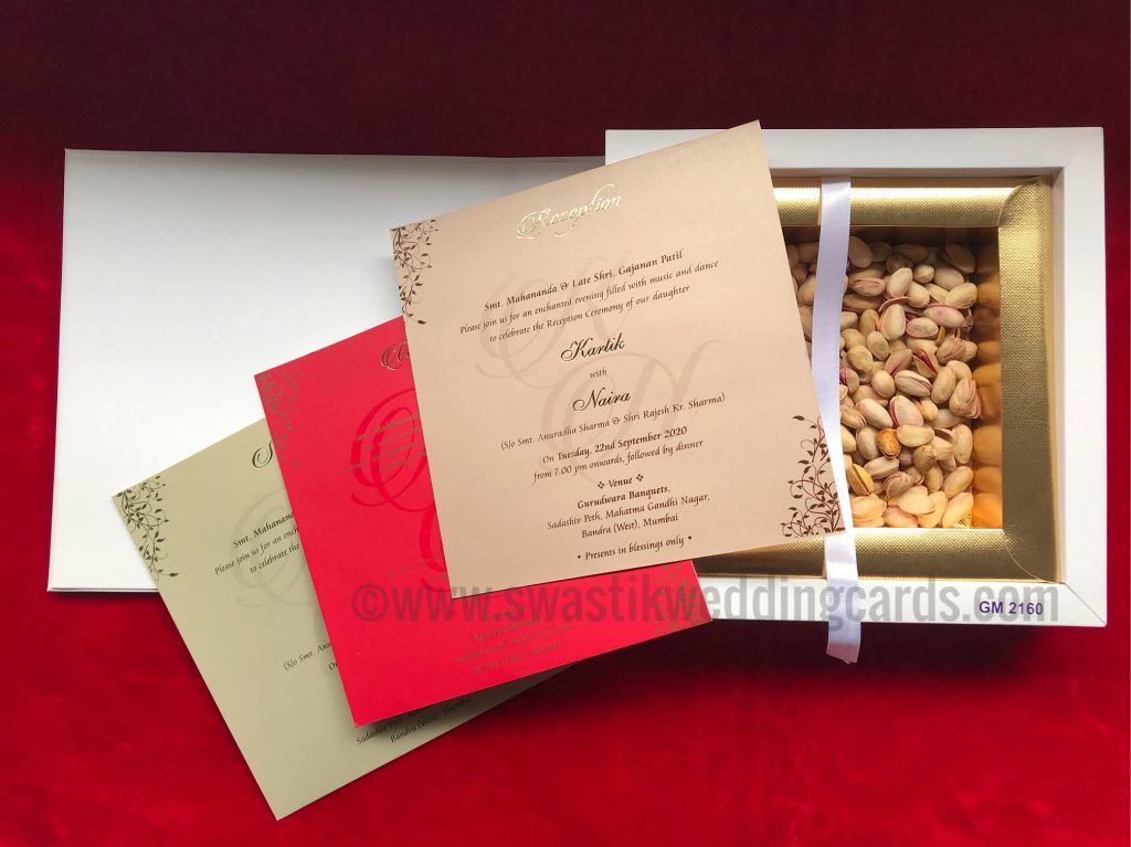 Premium wedding invitation cards for Dry fruit and Chocolate. – Swastik ...